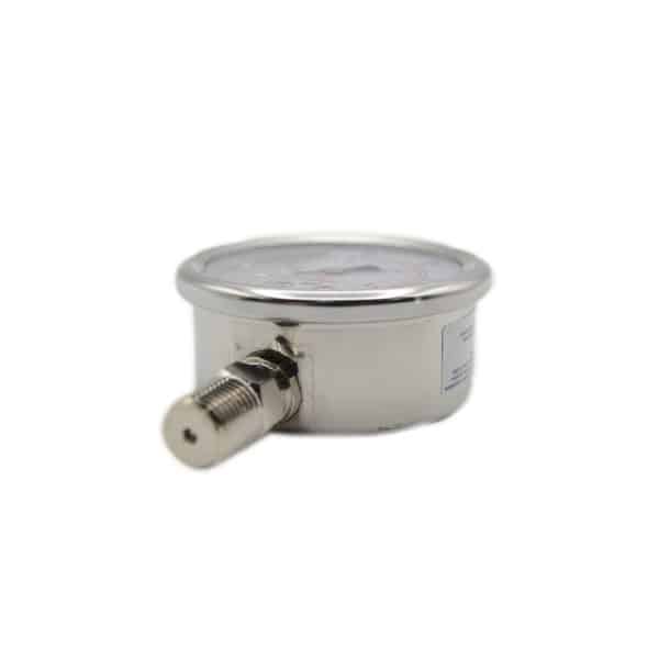 MANÓMETRO 0-30 PSI DE 2 1/2″ X 1/4″ CARBO L25-SSL-030 C/GLICERINA CONEXIÓN INFERIOR ACARBOCERO ...