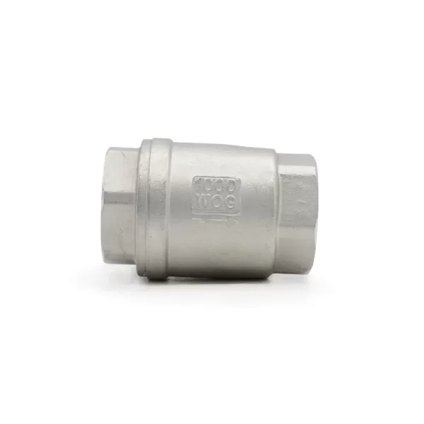 VÁLVULA CHECK 1 1/4″ UNIDIRECCIONAL VERTICAL ROSCADA INOX 316 | Equaboiler