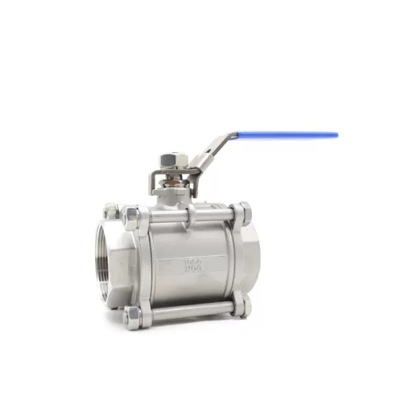 VÁLVULA ESFÉRICA 2″ NPT 1000 WOG ACERO INOXIDABLE 3 CUERPOS 316 BALL ...