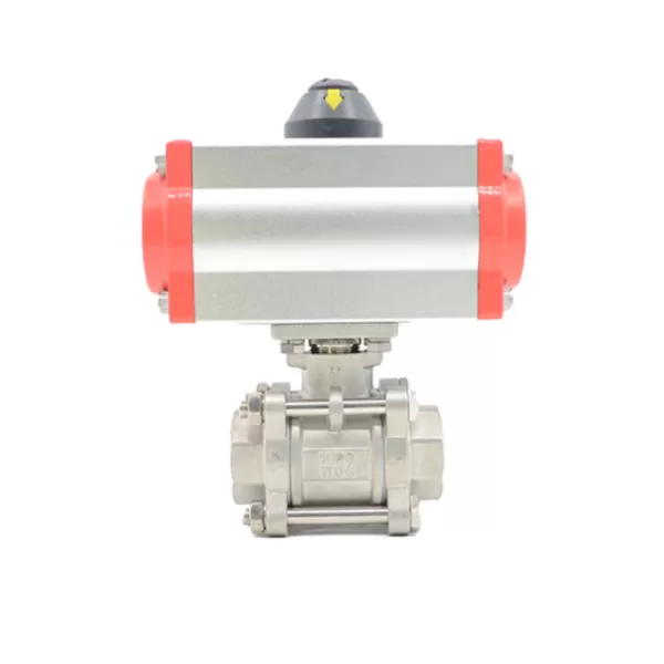 VALVULA ESFERICA 1″ CON ACTUADOR NEUMATICO ACERO INOXIDABLE DOBLE ...