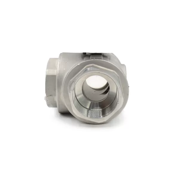 VÁLVULA ESFÉRICA ROSCADA HEMBRA 2″ NPT 3 VÍAS 1000 WOG CF8M ACERO INOX ...